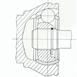 L&Ouml;BRO L&Ouml;BRO Gelenksatz, Antriebswelle 304902 f&uuml;r Mercedes