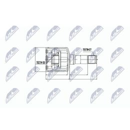 NTY Gelenksatz, Antriebswelle npwpl011 getriebeseitig