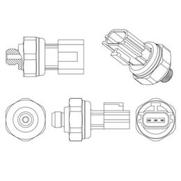 Mahle Druckschalter, Klimaanlage ase8000p f&uuml;r MAZDA NISSAN INFINITI RENAULT