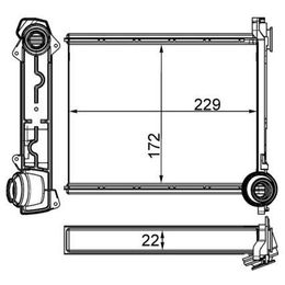 Mahle W&auml;rmetauscher, Innenraumheizung ah264000s f&uuml;r Peugeot