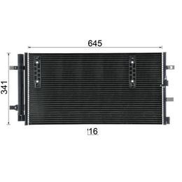 Mahle Kondensator, Klimaanlage BEHR HELLA SERVICE *** PREMIUM LINE ac457000p f&uuml;r CUPRA Audi (FAW)
