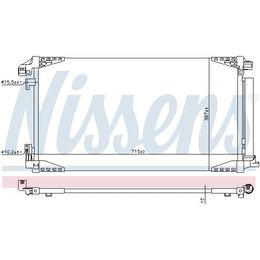 NISSENS Kondensator, Klimaanlage 941228 f&uuml;r TOYOTA