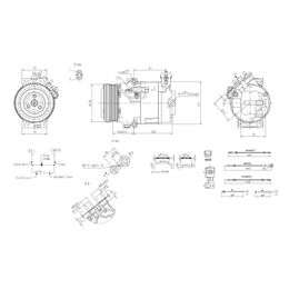 Hella Kompressor, Klimaanlage 8fk366200541 f&uuml;r Opel Vaughall GM