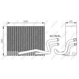 NRF Verdampfer, Klimaanlage 36098 f&uuml;r RENAULT