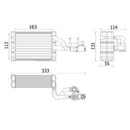 Mahle Verdampfer, Klimaanlage ae162000p f&uuml;r Volvo