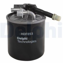 DELPHI Kraftstofffilter hdf893 mit Schnellkupplung 123mm f&uuml;r Mercedes