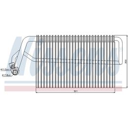 NISSENS Verdampfer, Klimaanlage 92221 f&uuml;r Mercedes