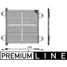 Mahle Kondensator, Klimaanlage BEHR HELLA SERVICE *** PREMIUM LINE ac121000p f&uuml;r DAF