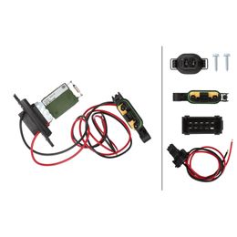 Hella Widerstand, Innenraumgebl&auml;se 9ml366410841 f&uuml;r RENAULT