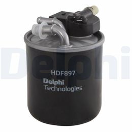 DELPHI Kraftstofffilter hdf897 mit Schnellkupplung 124mm f&uuml;r Mercedes INFINITI