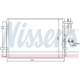 NISSENS Kondensator, Klimaanlage 940251 f&uuml;r KIA
