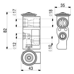 Mahle Expansionsventil, Klimaanlage ave2000p f&uuml;r RENAULT SMART