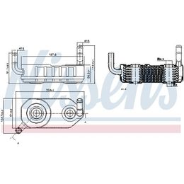 NISSENS &Ouml;lk&uuml;hler, Automatikgetriebe 90708 f&uuml;r VW
