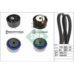 INA Zahnriemensatz 530076610 f&uuml;r Peugeot LAND ROVER JAGUAR