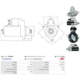 AS-PL Starter s0659pr f&uuml;r VW