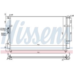 NISSENS Kondensator, Klimaanlage 940629 f&uuml;r KIA