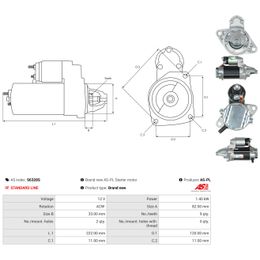 AS-PL Starter s6328s f&uuml;r Subaru MITSUBISHI