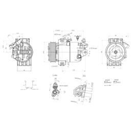 Hella Kompressor, Klimaanlage 8fk366200731 f&uuml;r RENAULT