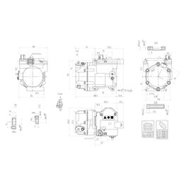 Hella Kompressor, Klimaanlage 8fk366201161 f&uuml;r TOYOTA