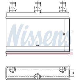 NISSENS W&auml;rmetauscher, Innenraumheizung 70522 f&uuml;r ALPINA