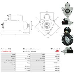 AS-PL Starter s0212 f&uuml;r DAF VW