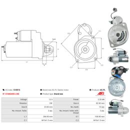 AS-PL Starter s1091s f&uuml;r SSANGYONG