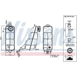 NISSENS Ausgleichsbeh&auml;lter, K&uuml;hlmittel 996152 f&uuml;r Mercedes