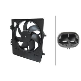 Hella L&uuml;fter, Motork&uuml;hlung 8ew366420221 f&uuml;r DS Peugeot