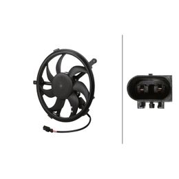 Hella L&uuml;fter, Motork&uuml;hlung 8ew366420511 f&uuml;r MINI