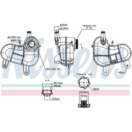 NISSENS Ausgleichsbeh&auml;lter, K&uuml;hlmittel 996552 f&uuml;r Opel CHEVROLET