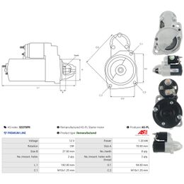 AS-PL Starter s5370pr f&uuml;r Chrysler MITSUBISHI