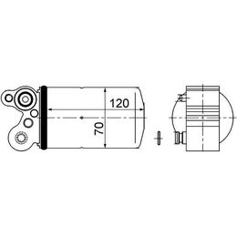 Mahle Trockner, Klimaanlage ad101000s f&uuml;r Volvo