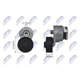 NTY Spannrolle, Keilrippenriemen rnkre019 f&uuml;r NISSAN RENAULT