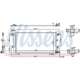 NISSENS Kondensator, Klimaanlage 941076 f&uuml;r SEAT Audi
