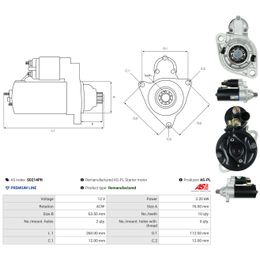 AS-PL Starter s0214pr f&uuml;r VW