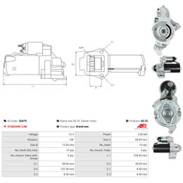 AS-PL Starter s0479 f&uuml;r STEYR BMW