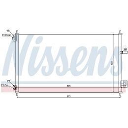 NISSENS Kondensator, Klimaanlage 940293 f&uuml;r HONDA