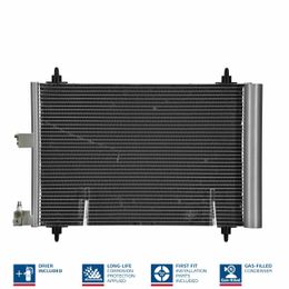 NISSENS Kondensator, Klimaanlage 94542 f&uuml;r Peugeot Citro&euml;n