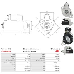 AS-PL Starter s0090 f&uuml;r VW