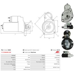 AS-PL Starter s0389 f&uuml;r Mercedes