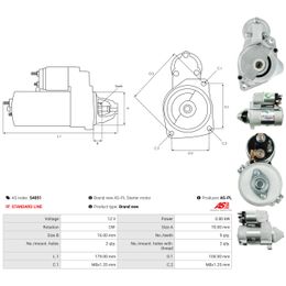 AS-PL Starter s4051 f&uuml;r Mercedes SMART