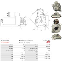 AS-PL Starter s3028 f&uuml;r RENAULT