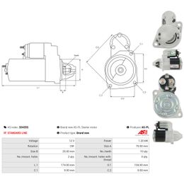 AS-PL Starter s5435s f&uuml;r Peugeot MITSUBISHI