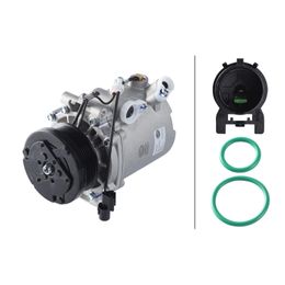Hella Kompressor, Klimaanlage 8fk366200451 f&uuml;r Citro&euml;n MITSUBISHI