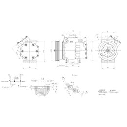 Hella Kompressor, Klimaanlage 8fk366200561 f&uuml;r NISSAN RENAULT