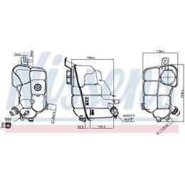 NISSENS Ausgleichsbeh&auml;lter, K&uuml;hlmittel 996257 f&uuml;r Volvo LAND ROVER