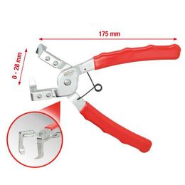 KS Tools L&ouml;sezange, Kunststoffspreiznieten 9118182