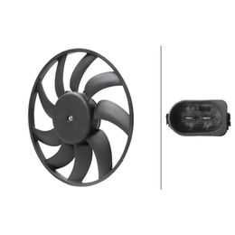 Hella L&uuml;fter, Motork&uuml;hlung 8ew366420261 f&uuml;r CUPRA Porsche