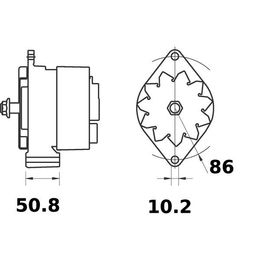 Mahle Generator mg279