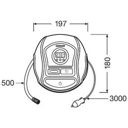 Osram Druckluftreifenpr&uuml;fer/-f&uuml;ller oti450